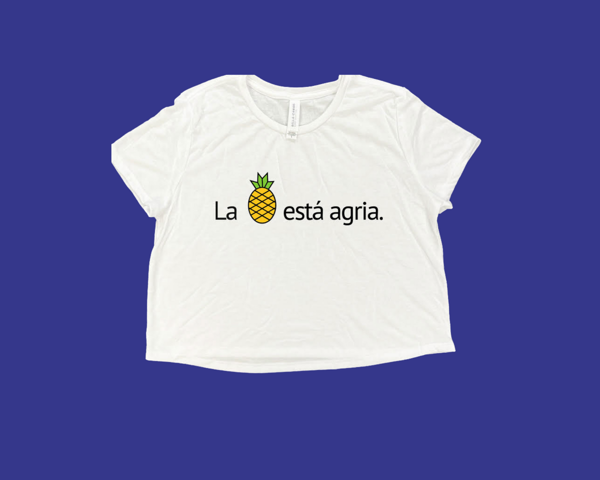 La piña está agria Cropped Top Mujer – A Medias LLC